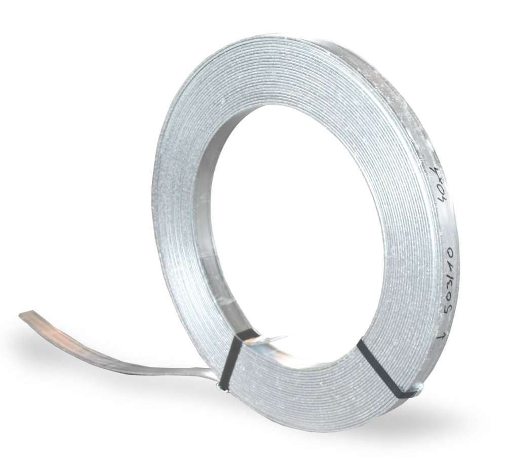 Bednarka ocynkowana 25 x 4 mm 1kg = 1,25 m (zwój 25mb) › Abakon HB